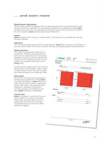 Tiamo software from Metrohm | PDF