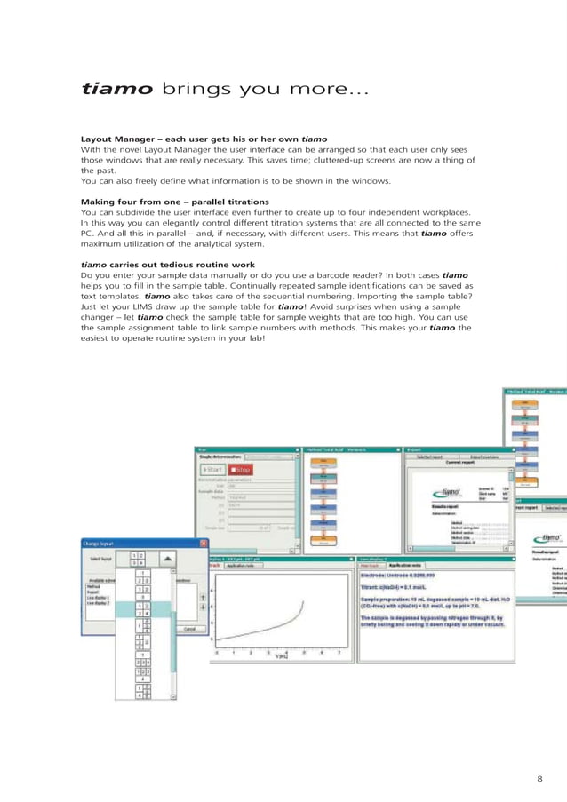 Tiamo software from Metrohm | PDF | Computing | Technology & Computing