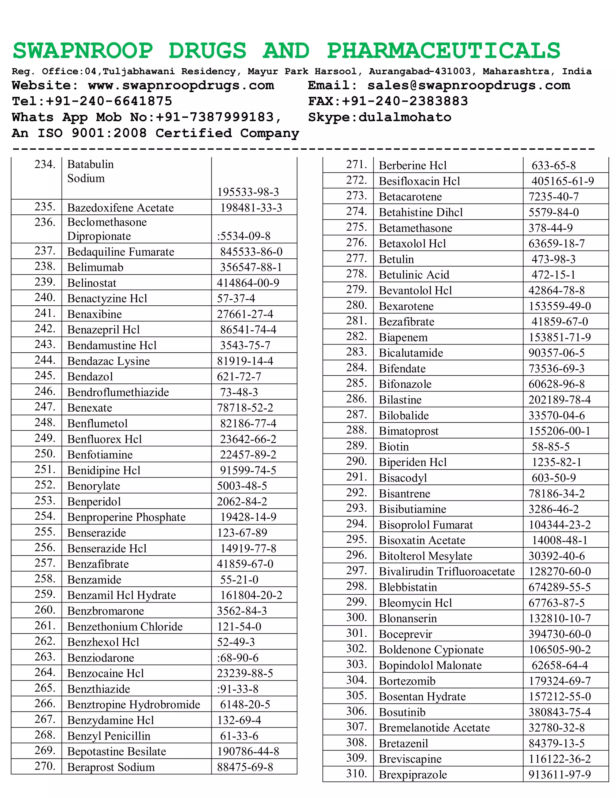 Tiamulin hydrogen fumarate 55297-96-6-api | PDF