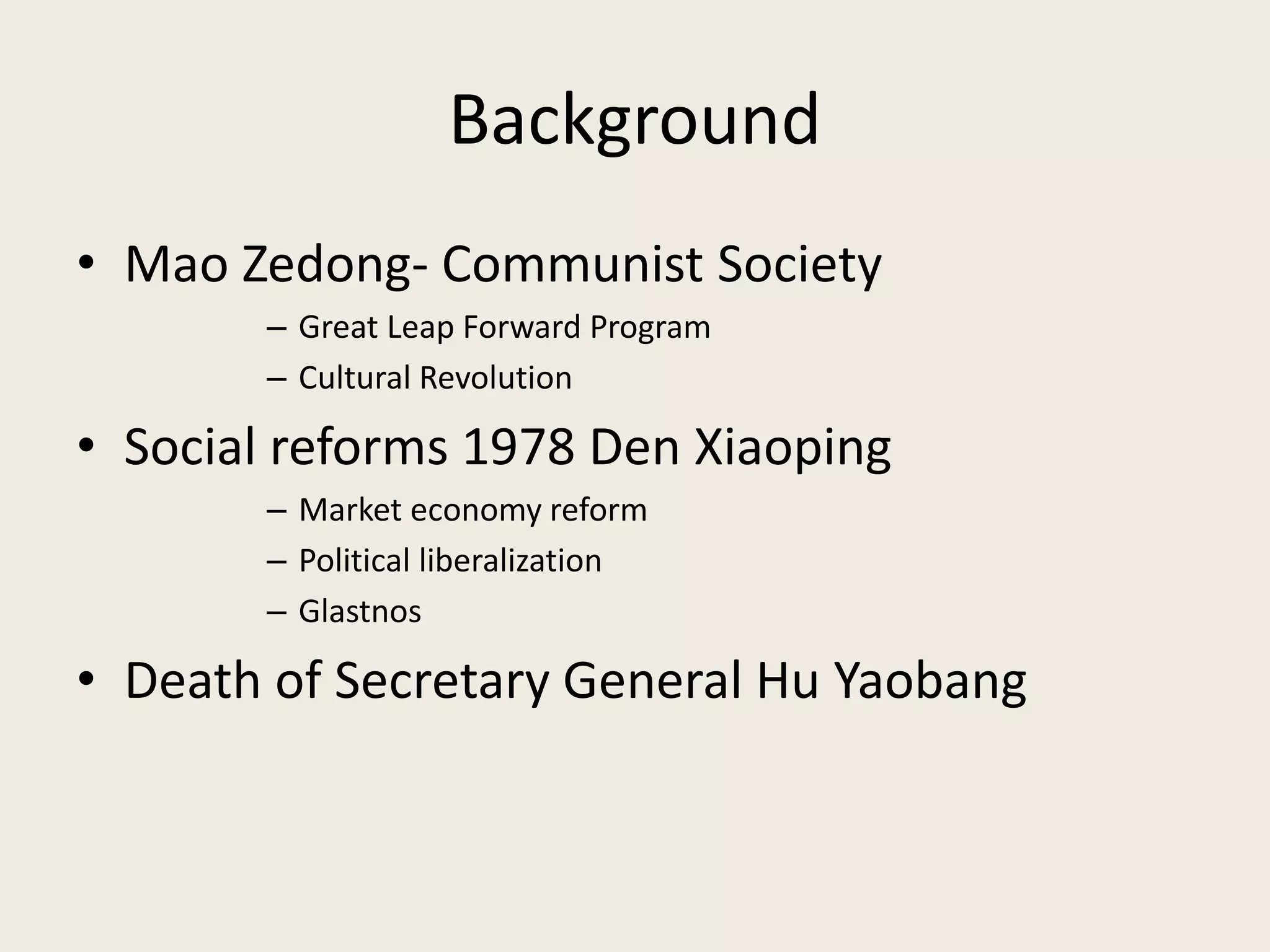 Tiananmen square ppt | PPTX