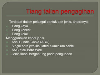 Tiang tiang elektrik dan substation malaysia | PPTX