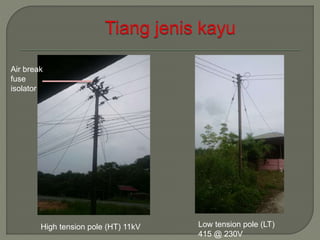 Tiang tiang elektrik dan substation malaysia | PPTX