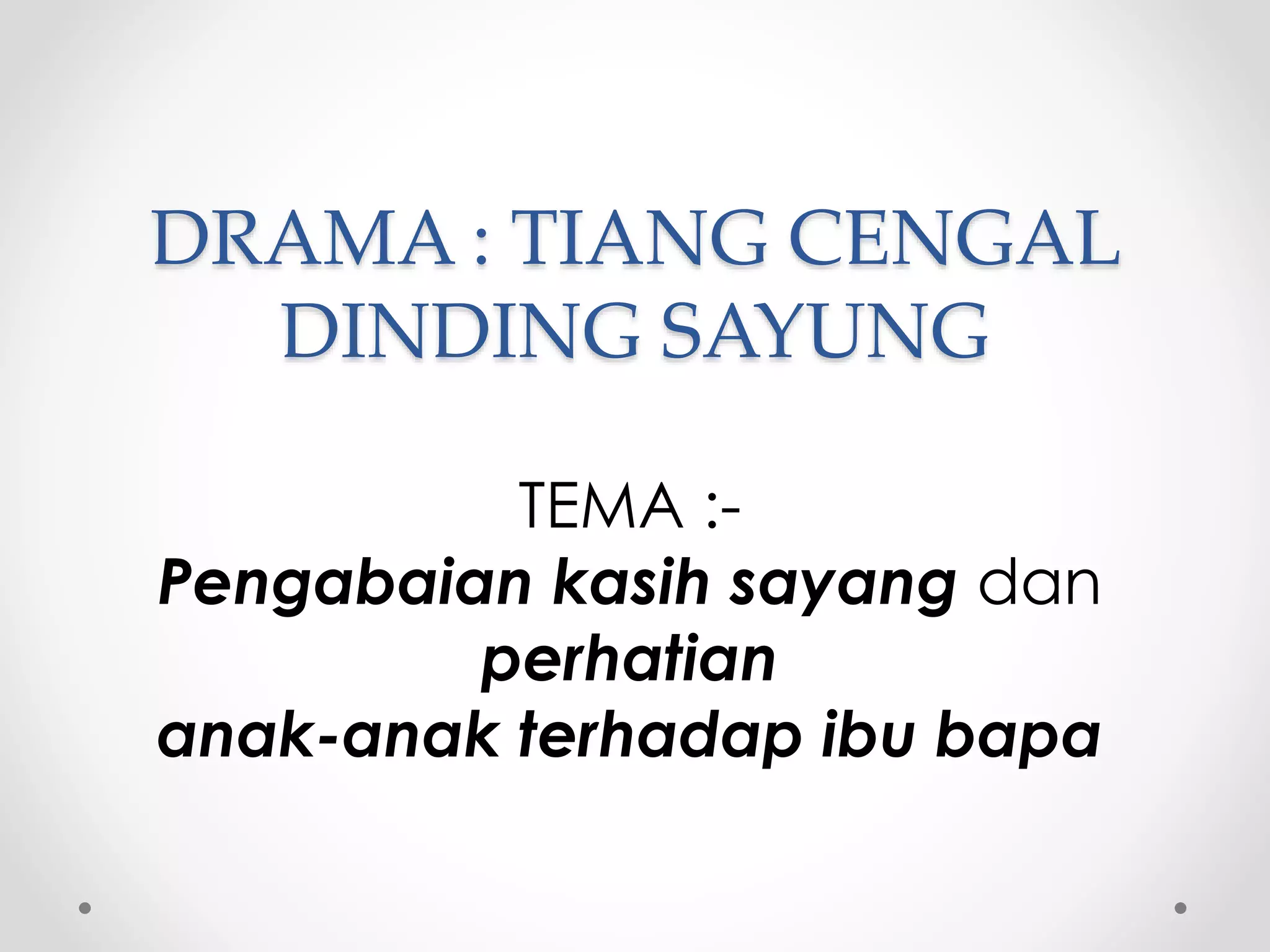 Tiang cengal | PPT