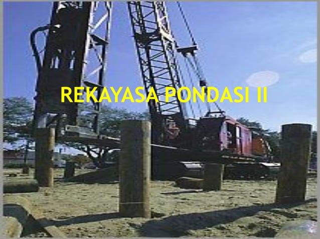 Tiang Pancang I | PDF