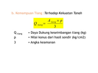 Tiang Pancang I | PDF