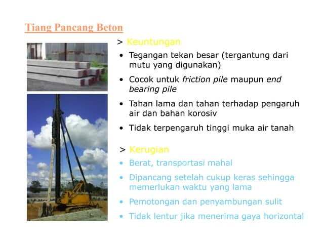 Tiang Pancang I | PDF