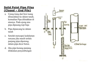 Tiang Pancang I | PDF