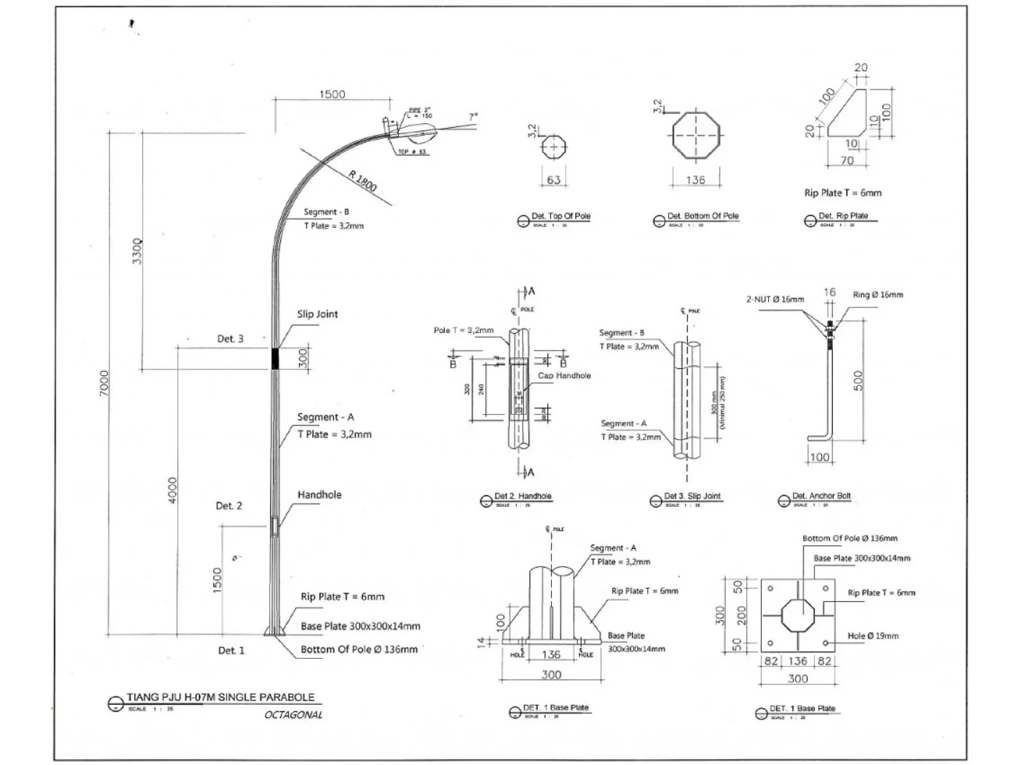 Tiang pju bulat,hexagonal,octagonal papua 082140709690 | PDF