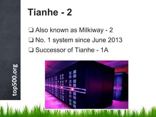 World’s Fastest Supercomputer | Tianhe - 2 | PPTX