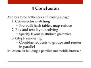 Fast and Parallel Webpage Layout | PPT