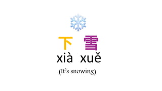 Tian qui (Weather) - Foreign Language 1 (Mandarin) Report | PPTX