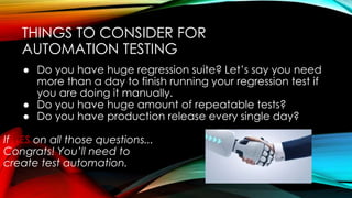 Designing for Testability | PPT
