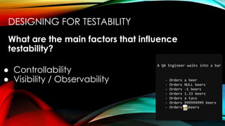 Designing for Testability | PPT