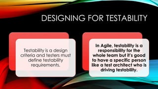 Designing for Testability | PPT