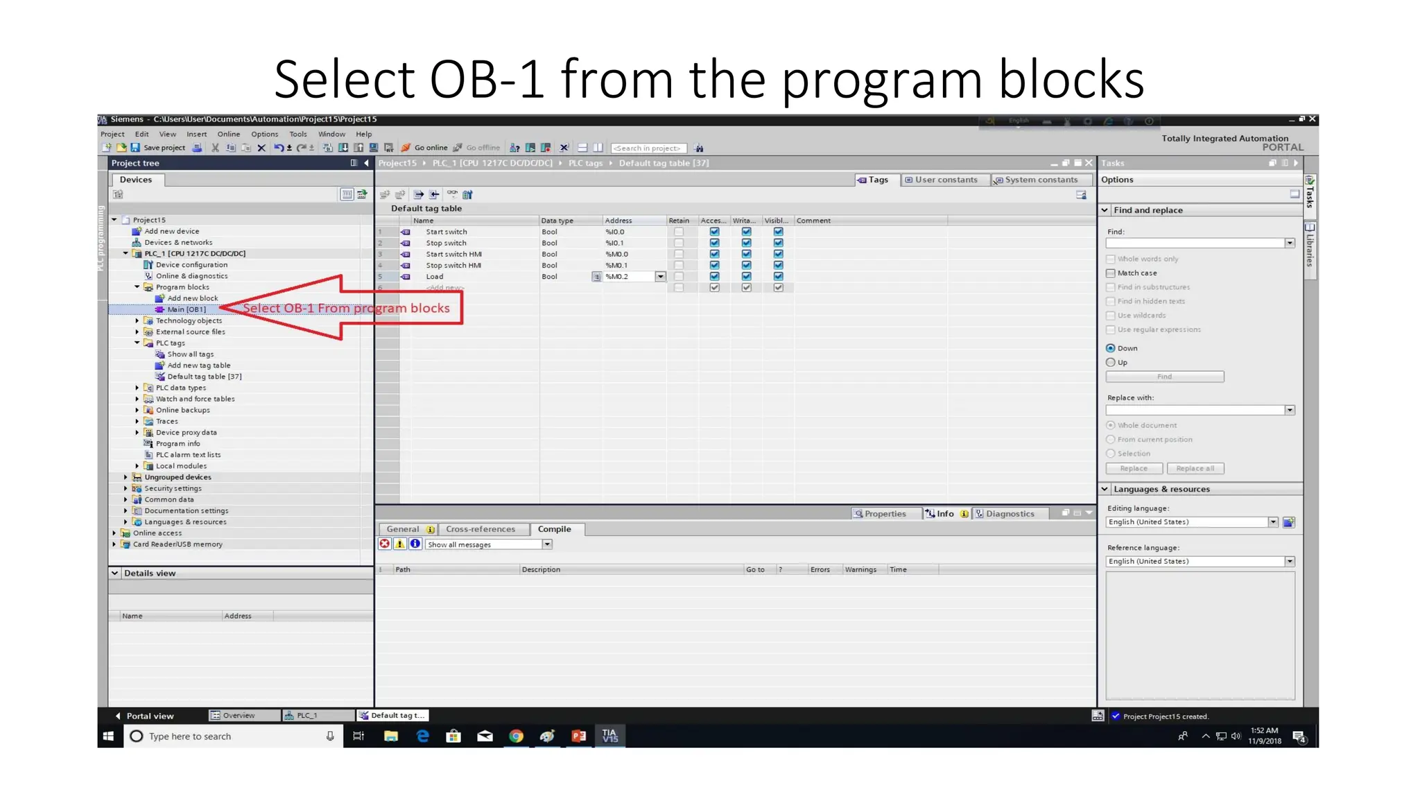 TIA Portal Software for PLC ladder programming | PDF