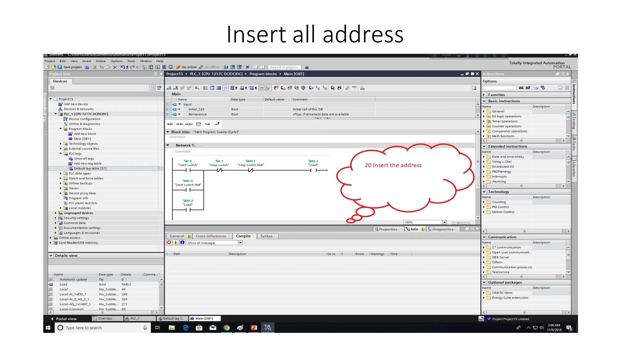 TIA Portal Software for PLC ladder programming | PDF