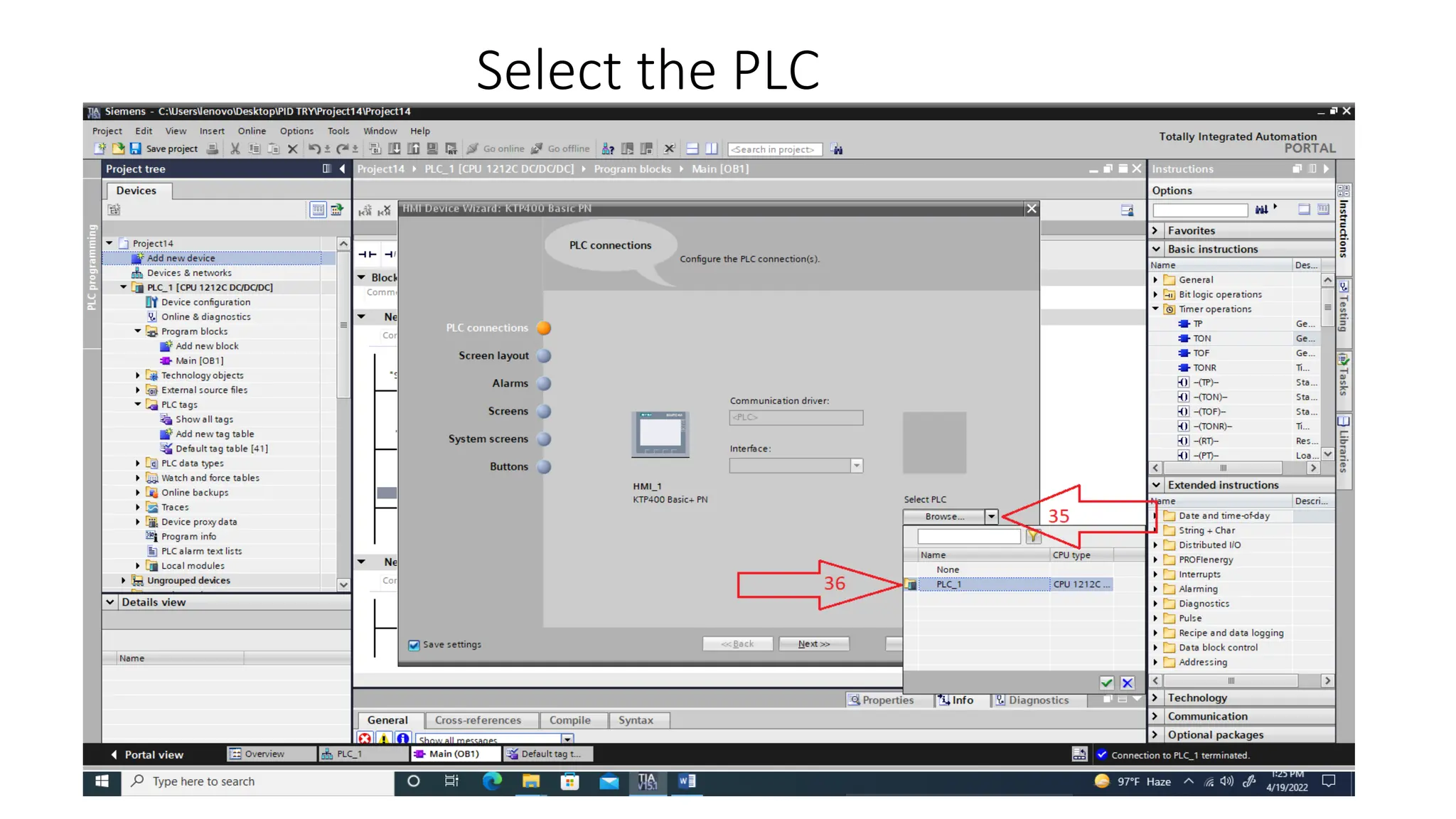TIA Portal Software for PLC ladder programming | PDF