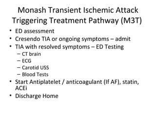 TIA risk stratification | PPT