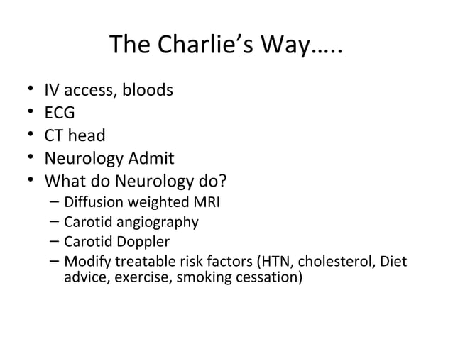 TIA risk stratification | PPT