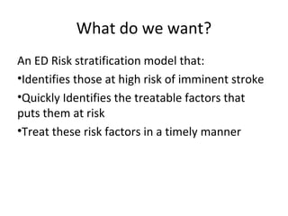 TIA risk stratification | PPT