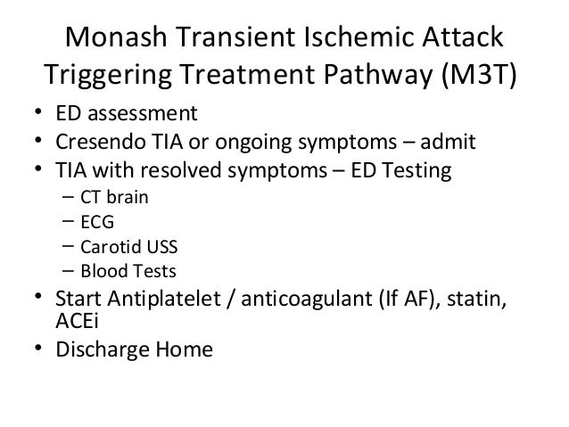 Stroke Transient Ischemic Attack
