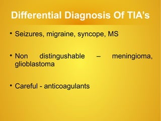 TIA's | PPT
