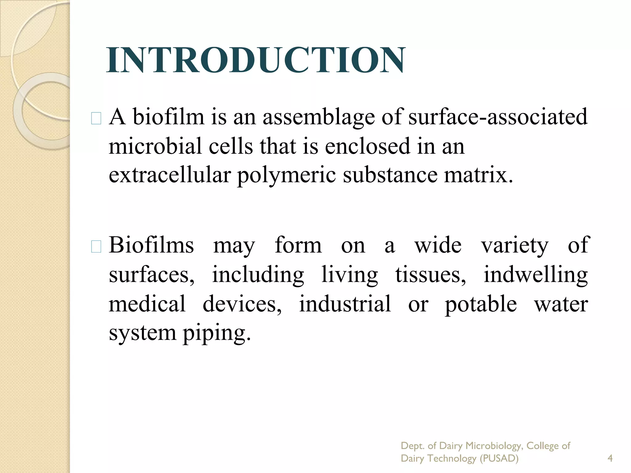 Biofilms | PPTX