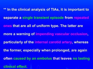 Transient Ischemic Attacks | PPT