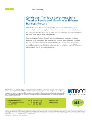 4 Reasons Facebook for the Enterprise Isn't Enough | PDF