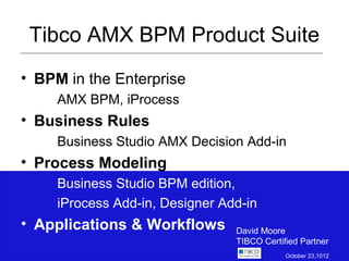 Tibco Amx Bpm | PPT
