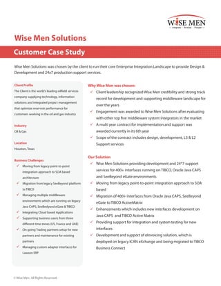 TIBCO case study for oil and gas co. | PDF