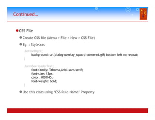 TIBCO General Interface - CSS Guide | PDF