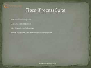Tibco iprocess suite | PPT