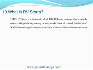 TIBCO Latest Interview Questions with Answers by Garuda Trainings | PPT
