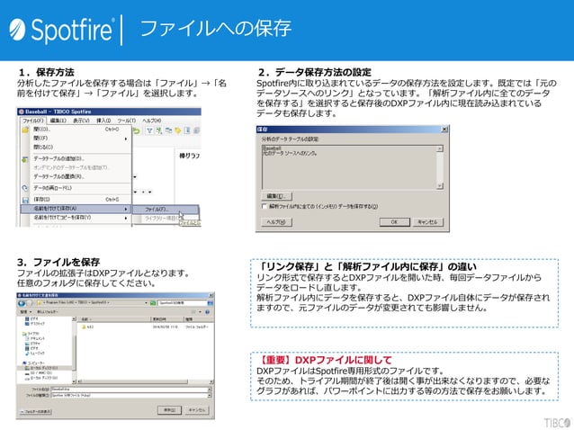 TIBCO Spotfire Desktop チュートリアル6.5 | PDF