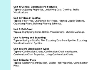 Tibco spotfire online training | PPTX