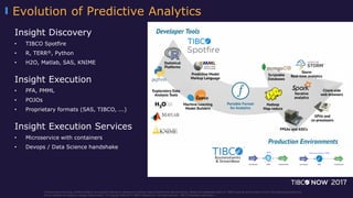 Tibco streaming analytics overview and roadmap | PDF