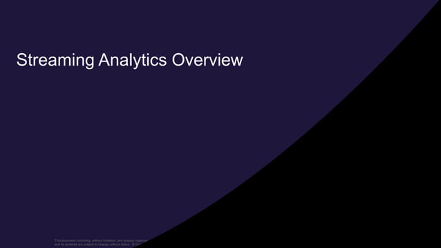 Tibco streaming analytics overview and roadmap | PPT