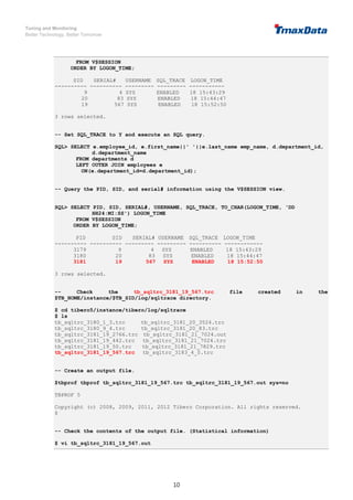 Tibero sql execution plan guide en | PDF