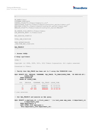 Tibero sql execution plan guide en | PDF