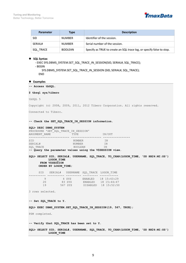 Tibero sql execution plan guide en | PDF | Databases | Computer Software and Applications