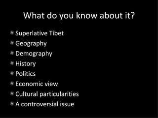 Tibet's history | PPT