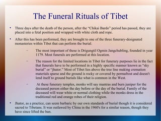 Jhator Ritual & Death in Tibetan Buddhism | PPT