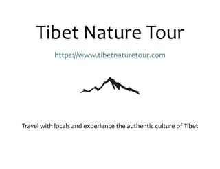 Tibet Nature Tour is a Local Lhasa, Tibet Based Travel agency | PPT