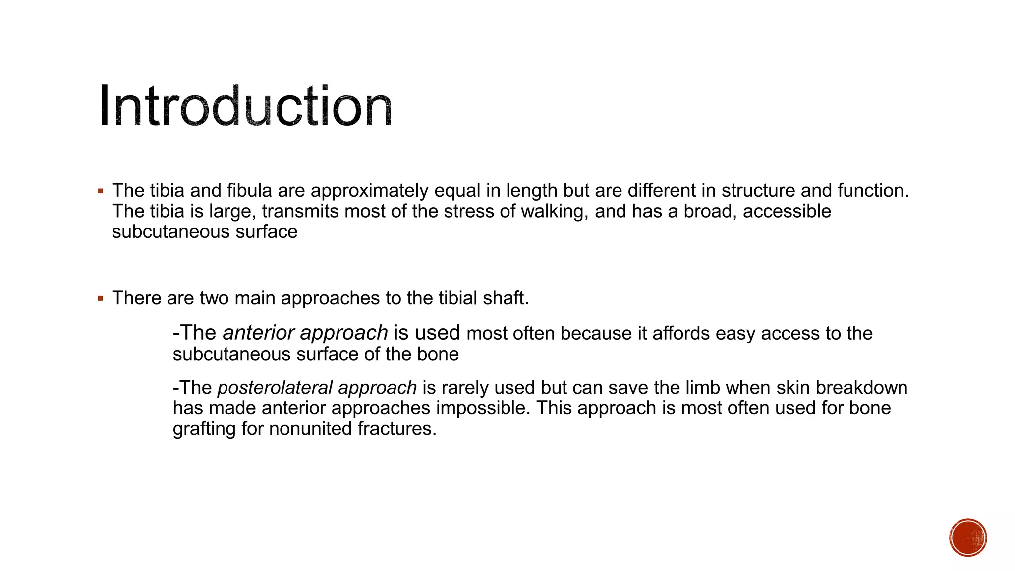 Proximal Tibia Surgical approaches | PPTX