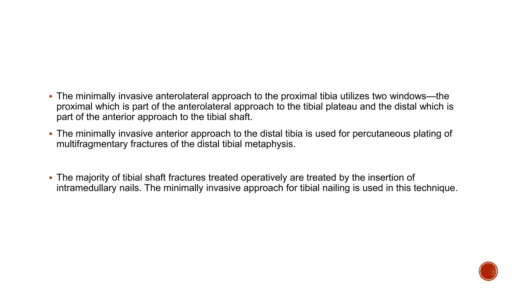 Proximal Tibia Surgical approaches | PPTX