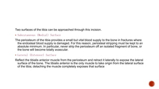 Proximal Tibia Surgical approaches | PPTX