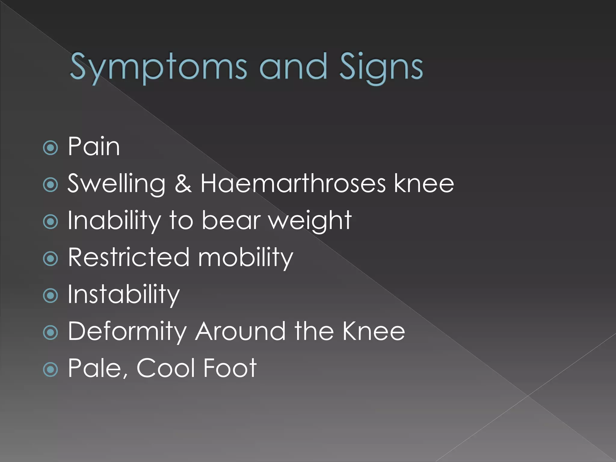 Tibial condyle fractures | PPTX