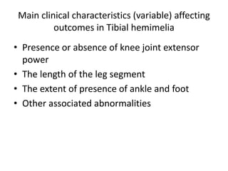 Tibial deficiency and Prosthetic management (part 1).pptx