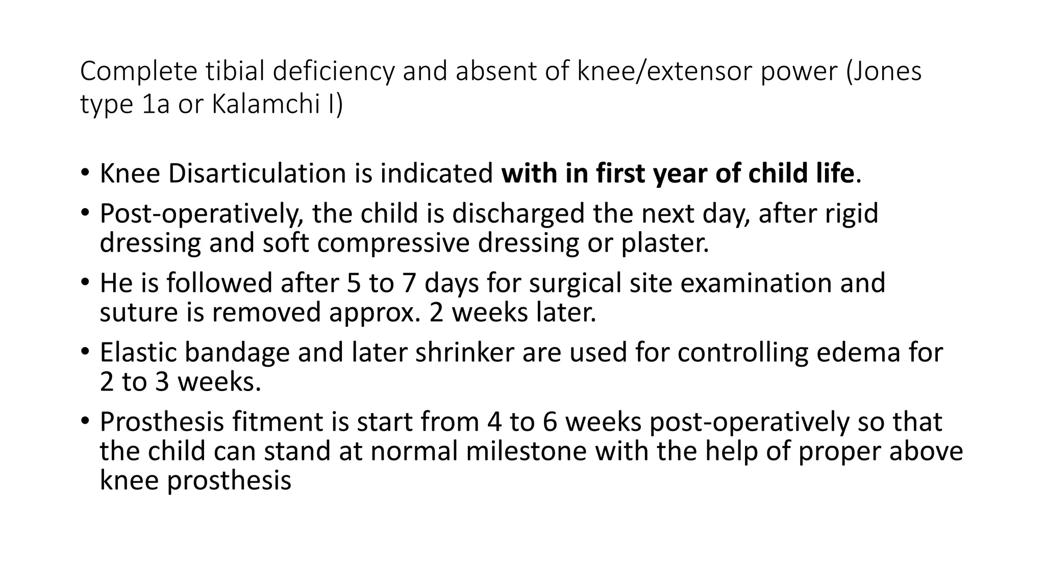 Tibial deficiency treatment & Prosthetic management (part 2).pptx